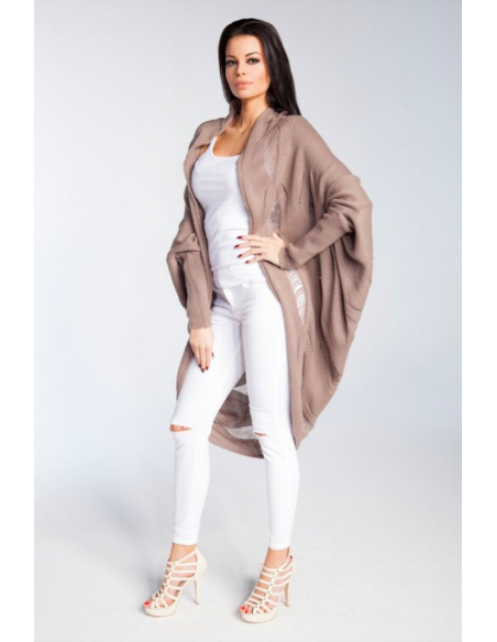 Cardigan Petală, Culoare Mocca